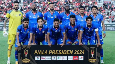 Jadwal Persija Jakarta Vs Arema Fc Piala Presiden 2024 Cek Prediksi