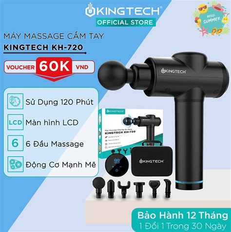 Mua Máy Massage Cầm Tay Cao Cấp Kingtech Kh 720 20 Cấp Độ Hỗ Trợ Mát