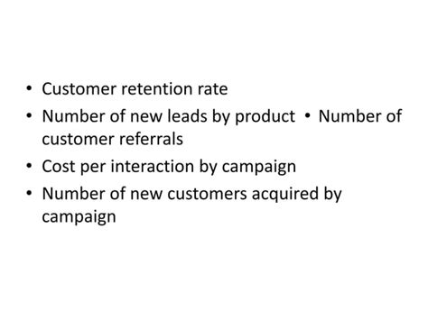 Crm Metrics To Measure Pptx