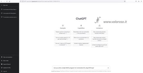Programma In Basic Scritto Dallintelligenza Artificiale Amedeo Valoroso