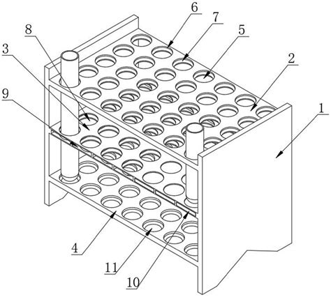 一种试管架及细胞检测用细胞存放装置的制作方法
