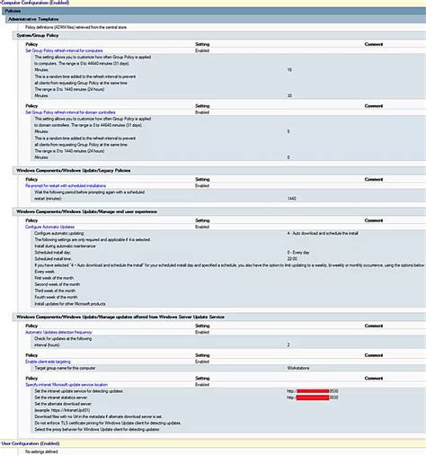 WSUS GPO Not Forcing Restarts Windows Spiceworks Community