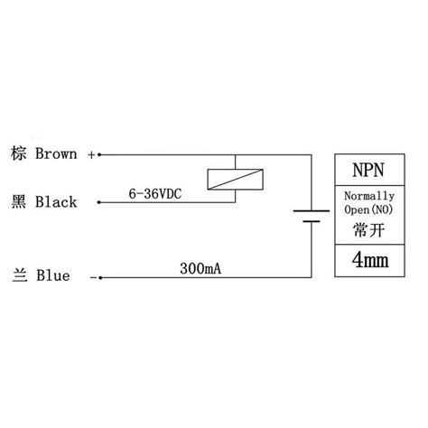 SENSOR PROXIMIDAD INDUCTIVO LJ12A3 4 Z BX NPN NO 4MM