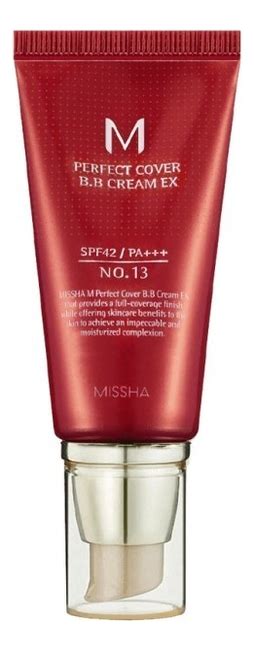 Missha bb крем для лица m perfect cover cream ex spf42 pa+++ 50мл ...