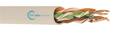 Cat 5e U/UTP PVC | ETK Kablo