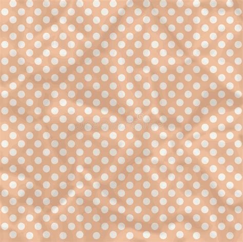 Polka Seamless Pattern Simple Delicate Spot Pattern Stock Illustration