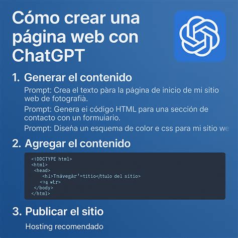 Guía Completa: Cómo Crear una Página Web con ChatGPT Paso a Paso - Agencia web Aeris