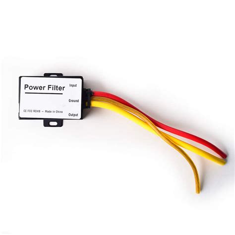 Car Power Filter Emi Noise Ground Loop Isolator Suppressor For Auto