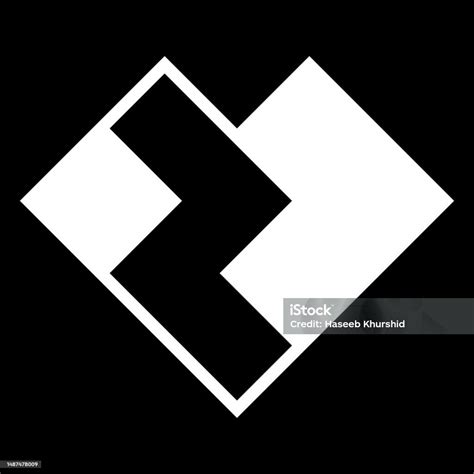 Logo Zm Minimal Icône Dune Lettre Zm Sur Fond De Luxe Idée De Logo