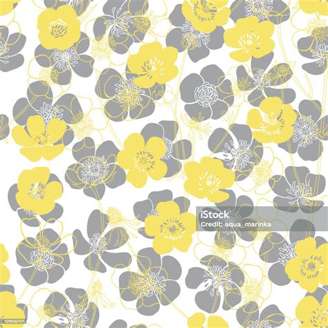 흰색에 추상적 인 꽃과 원활한 벡터 패턴 꽃 예술 배경 디자인 템플릿 벽지 포장 직물 및 직물에 적합합니다 드로잉에 대한 스톡 벡터 아트 및 기타 이미지 Istock