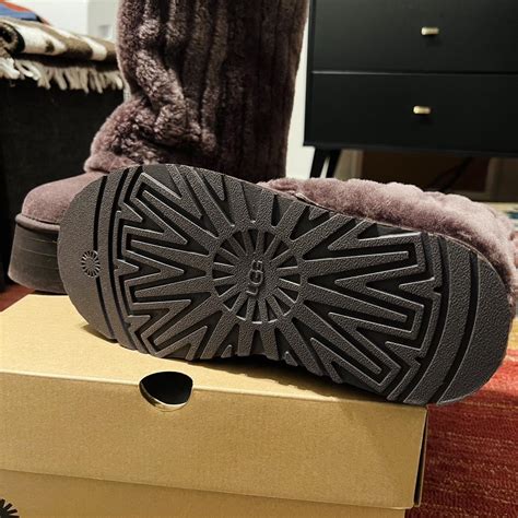 Ugg Classic Short Sherpa Corduroy Platform Boots Depop