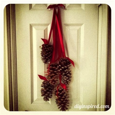 Hanging Pine Cone Decoration Diy Inspired