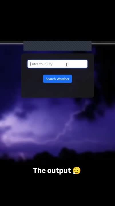 Bhavishya Kushwha On Linkedin First Project Using Weather Api Using Htmlcssjsajax😋 ️
