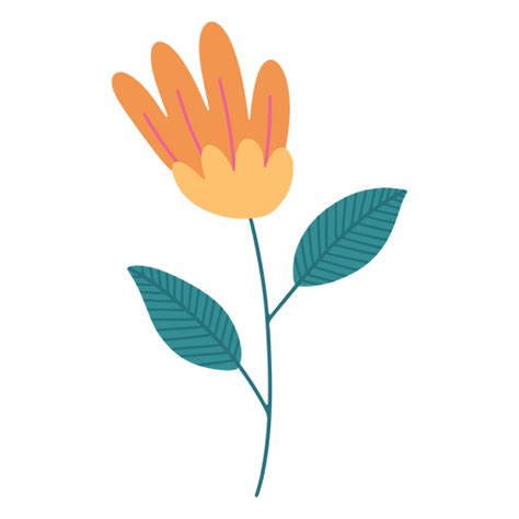 Design Png E Svg De Flor Plana Amarela Linda Para Camisetas