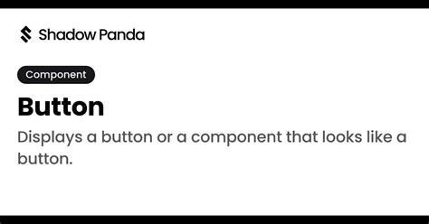 Button Shadow Panda