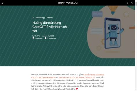 Riding The Chatgpt Trend A Journey Of 160k Traffic To Thinh Vu Blog