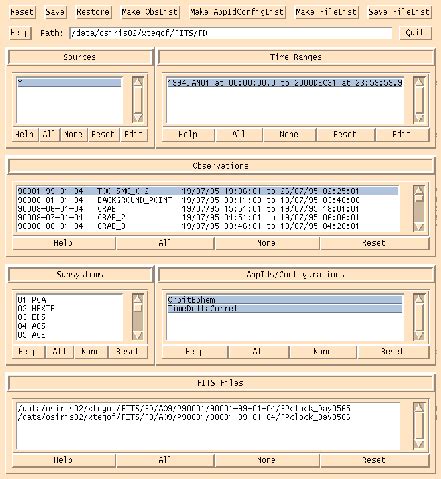 The XTE Data Finder XDF
