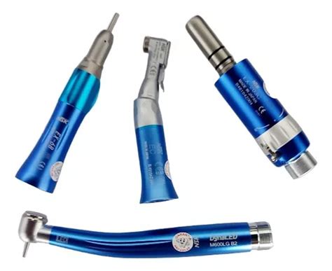 Kit Pc Nsk Odonto Caneta Alta Led Baixa Rota O Azul Parcelamento Sem Juros