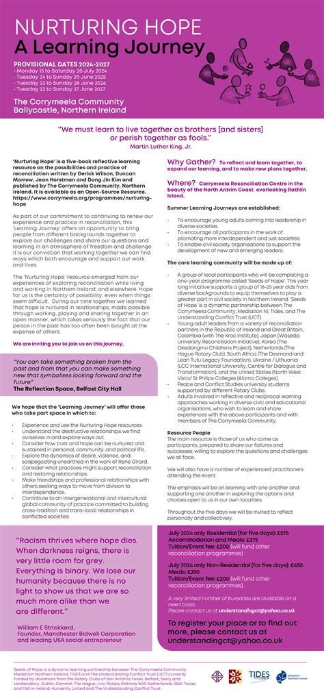 Summer Learning Journey Corrymeela