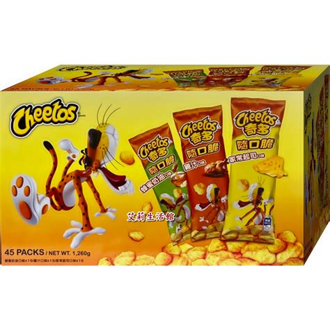 【艾莉生活館】costco Cheetos 奇多 隨口脆歡樂分享箱 家常起司、蜂蜜奶油、雞汁每箱45包《㊣附發票》 蝦皮購物