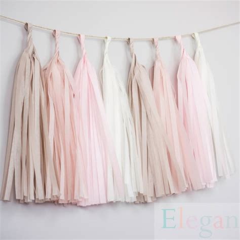 Pink Tassel Garland Etsy