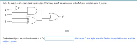 Solved The Boolean Algebra Expression Of The Output Is F Chegg