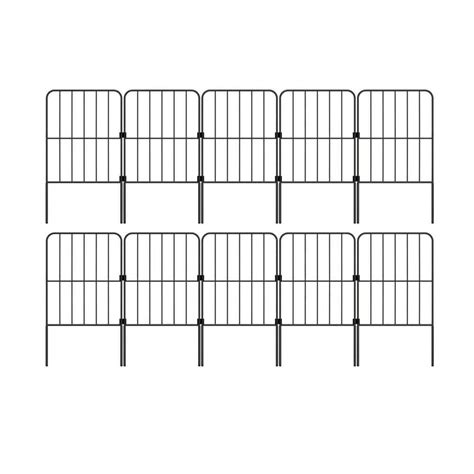 Oumilen 23 In X 125 In Garden Decorative Metal Fence Outdoor