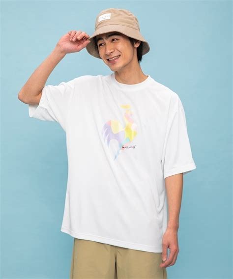 Le Coq Sportif（ルコックスポルティフ）の「sunscreen半袖ビッグロゴtシャツ（tシャツカットソー）」 Wear