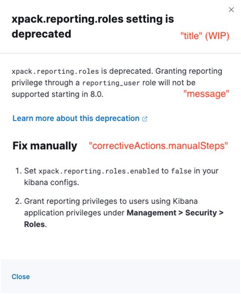 Meta 80 Kibana Deprecations · Issue 109166 · Elastickibana · Github