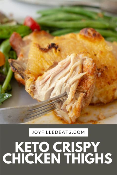 Keto Chicken Thighs Juicy Crispy EASY Joy Filled Eats
