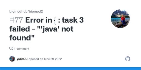 error in { task 3 failed java not found · issue 77 · biomodhub