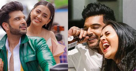Tejasswi Prakash And Karan Kundrras Mushy Pics Times Of India