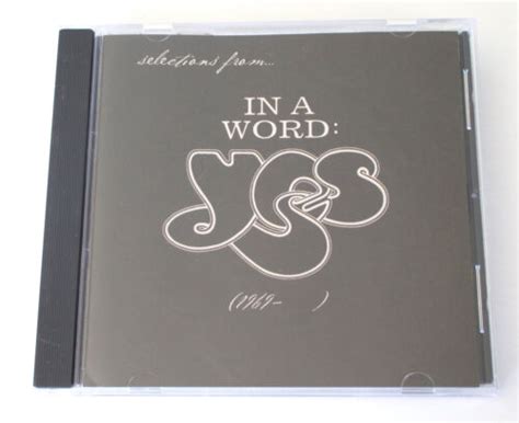Yes Selections From In A Word Yes 1969 2002 Rhino Promo Vg Ex