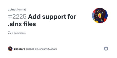 Add Support For Slnx Files · Issue 2225 · Dotnetformat · Github
