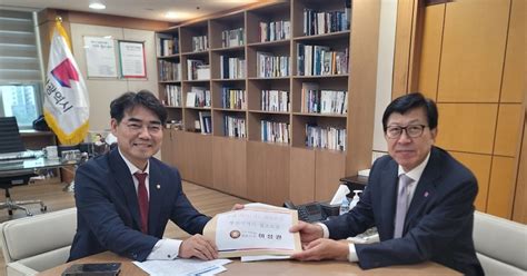 이성권 의원 박형준 부산시장에 “사하구 발전 위해 적극 지원·협조해달라” 요청
