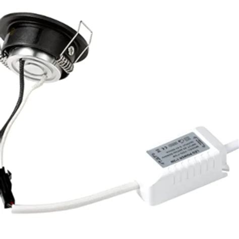 Mini Led Inbouwspot W Mm Zwart Kantelbaar Leddepot Be