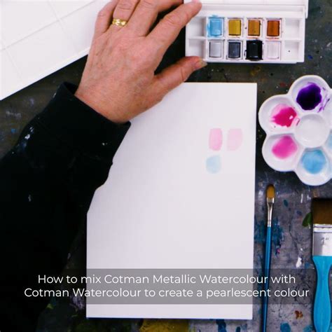 Create A Pearlescent Colour With Cotman Metallic Watercolour Artofit