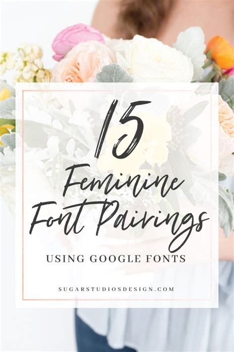 Font Pairings For Feminine Brands Artofit