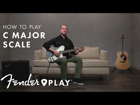 How To Play C Major Guitar Scales Fender