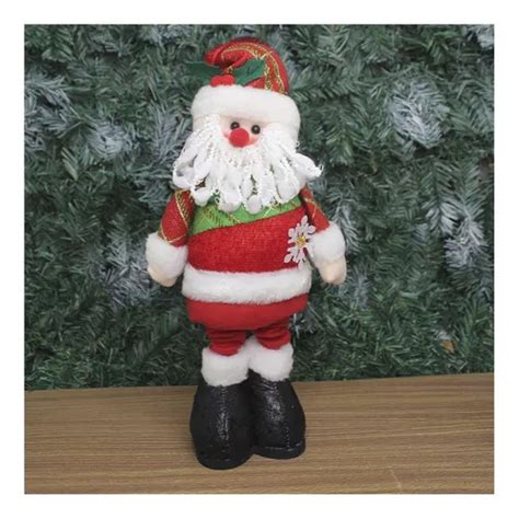 Boneco Natal Papai Noel Perna Ajustável Mercadolivre