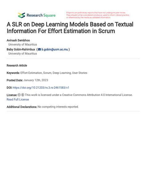 A Slr On Deep Learning Models Based On Textual Inf 1 Pdf