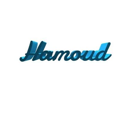 Stl File Hamoud・template To Download And 3d Print・cults