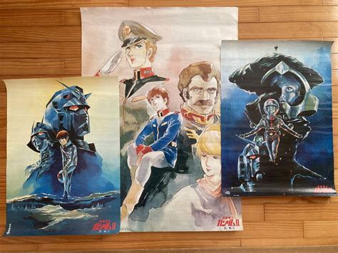 Yahooオークション 機動戦士ガンダム 映画ポスター 3枚セット 当時