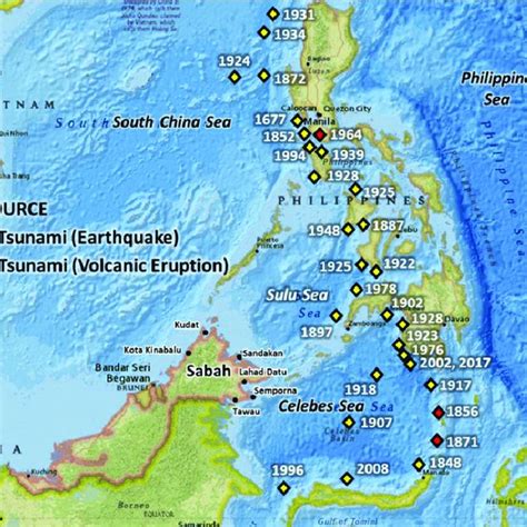 Tsunami Wave Propagation From Deep To Shallow Waters As It Enters The