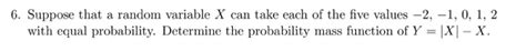 problem 1 6pt a discrete random variable x can take one of three