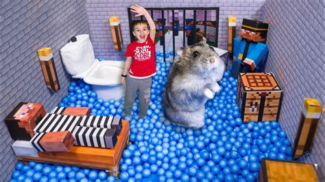 Заперли в МАЙНКРАФТ Тюрьме на 24 Часа Челлендж Youtube