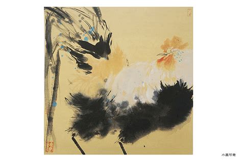 写意水墨花鸟画－2020年冬月茶舍 站酷zcool