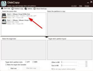 DiskCopy Copier Une Partition De Disque Ou Disque Clone Malekal