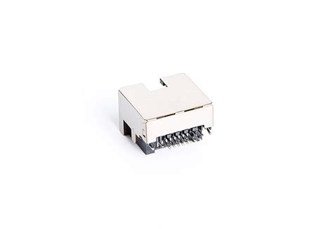 Offset Type Rugged Smt Rj45 Jack Tab Up Surface Mount Rj45 Connector