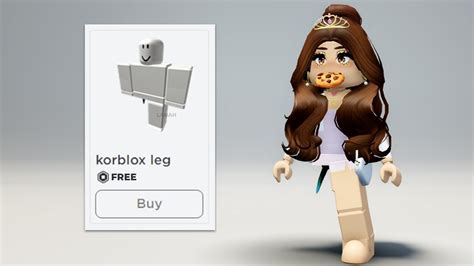 COMO FICAR SEM PERNA NO ROBLOX I KORBLOX DE GRAÇA NO ROBLOX YouTube